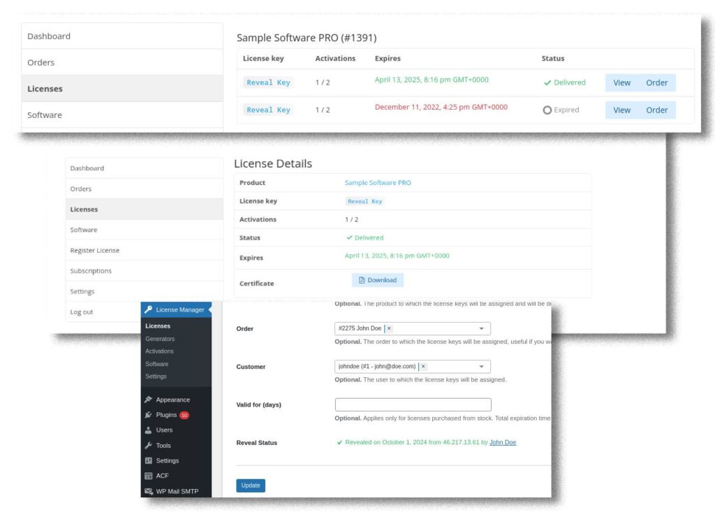 Digital License Manager PRO - CodeVerve